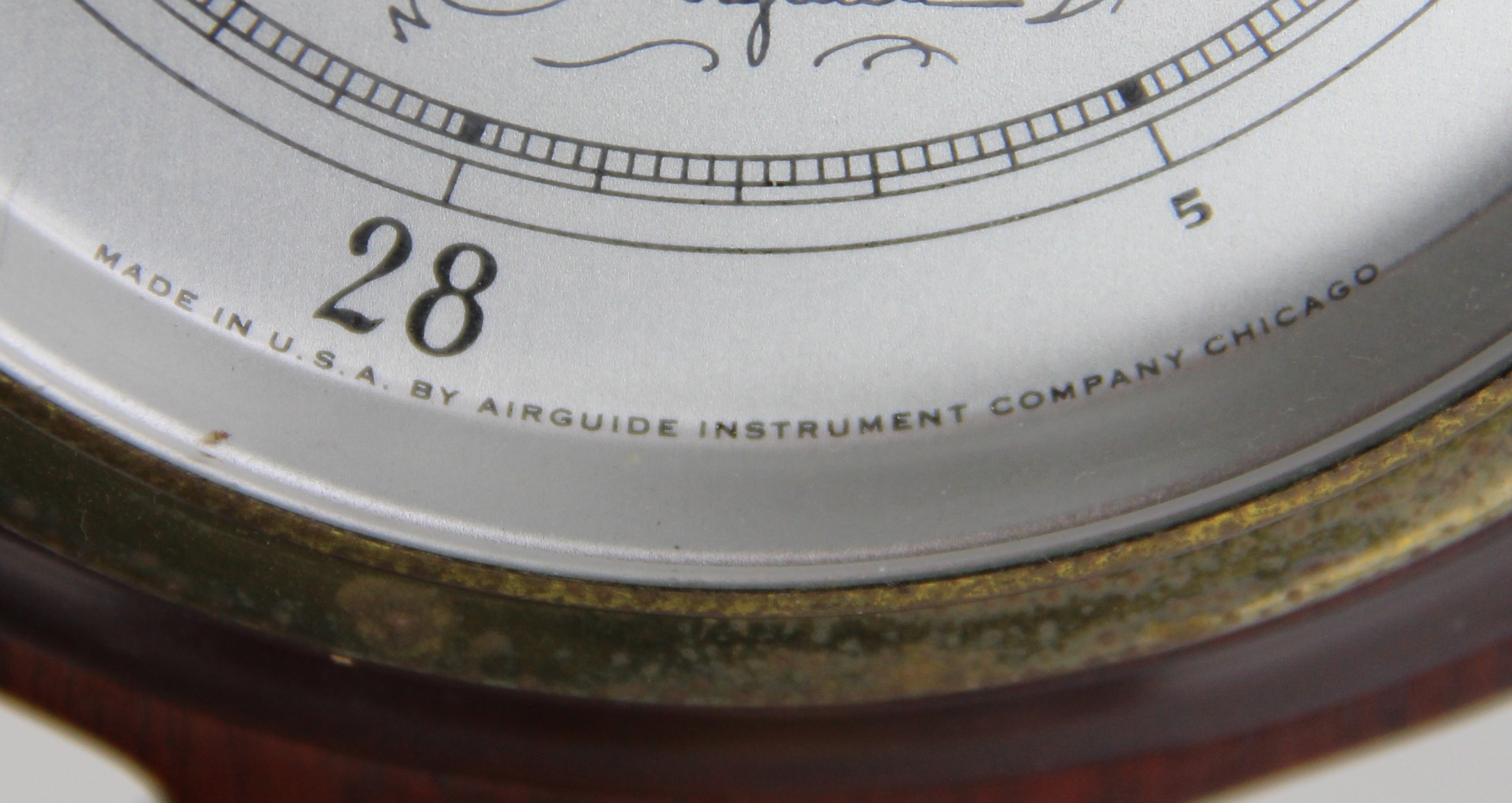 Airguide Barometer in Mahogany | EBTH