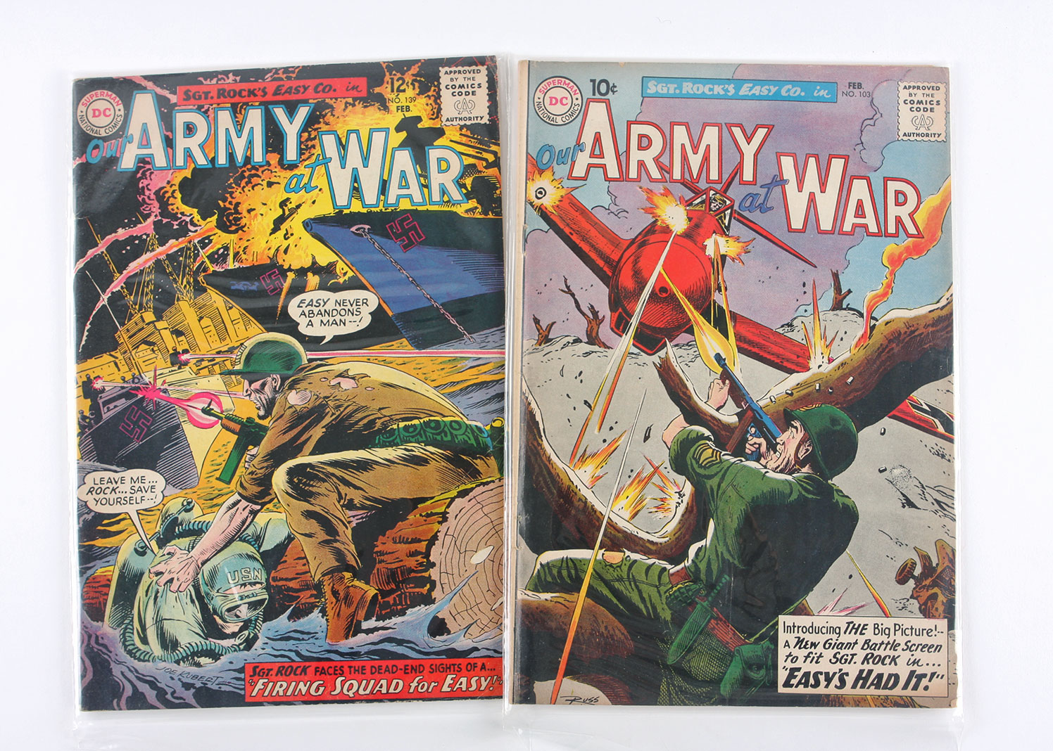 DC Our Army at War Featuring Sergeant Rock Comic Books | EBTH