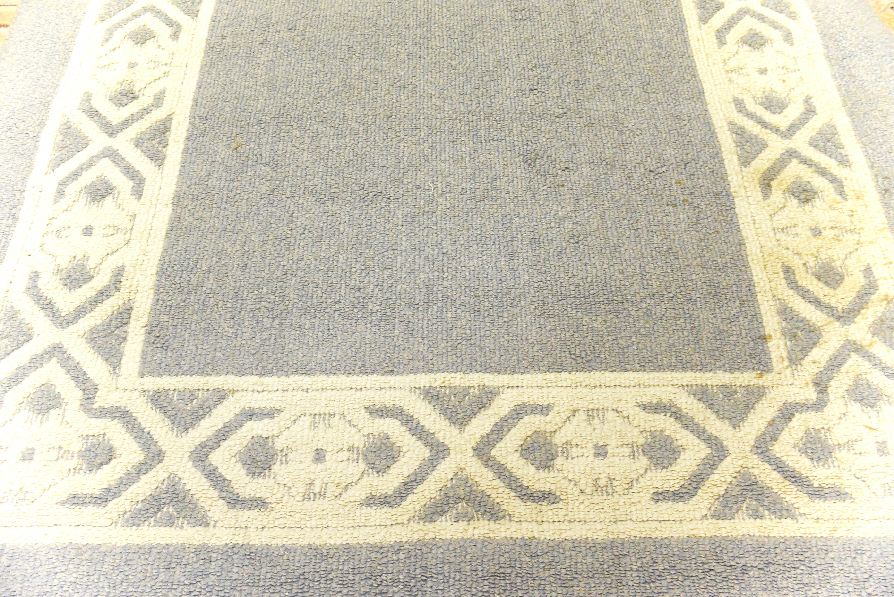 Grey and Ivory Two Tone Area Rug | EBTH
