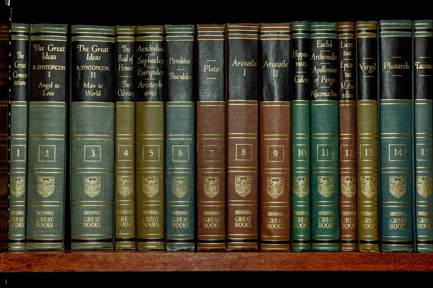 Great Books Of The Western World Series Volumes 1 54 EBTH great-books-of-the-western-world-series-volumes-1-54-ebth