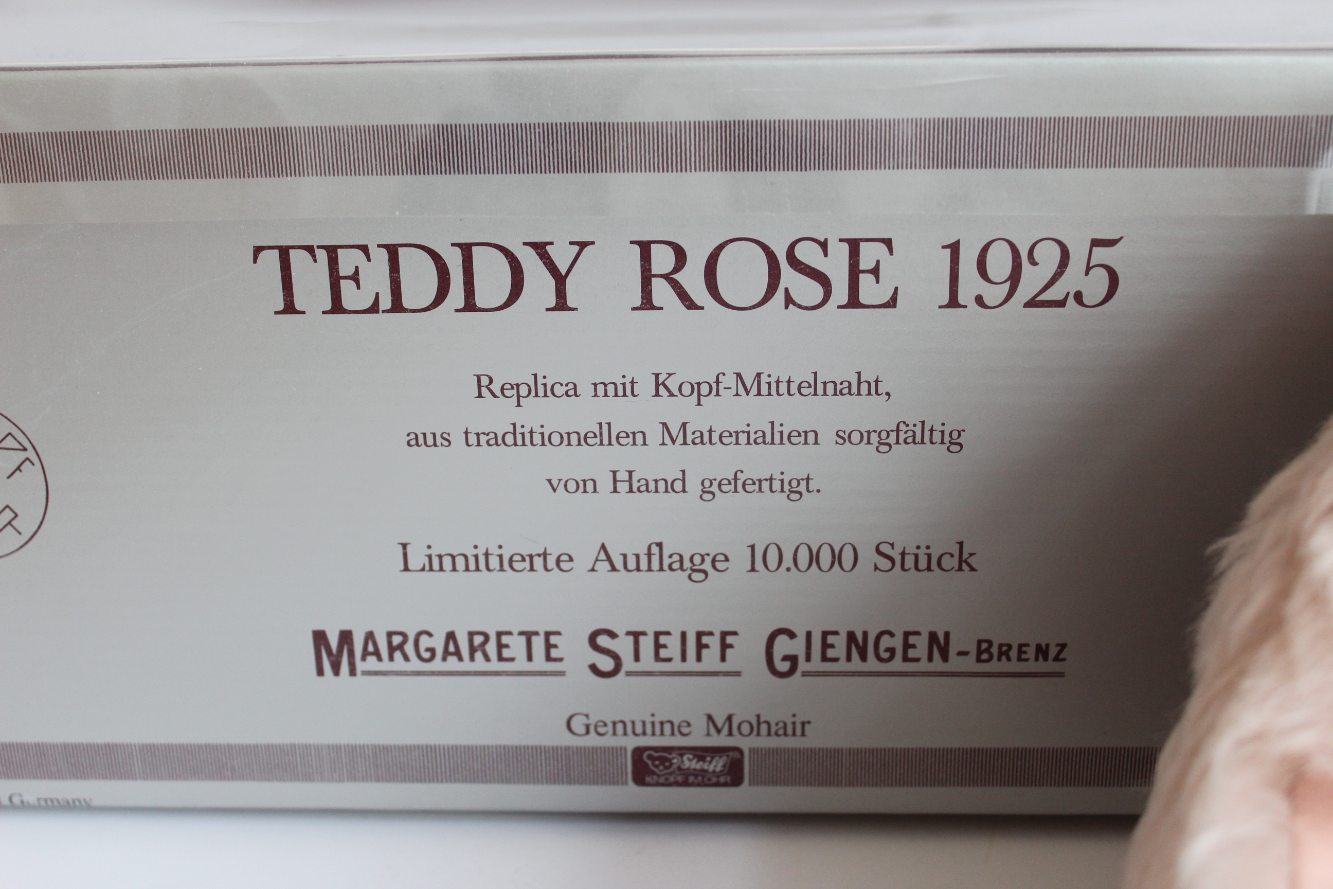 Steiff Limited Edition "Teddy Rose" | EBTH