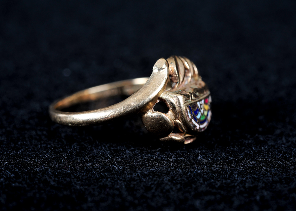 10K Gold Rainbow Girls Ring | EBTH
