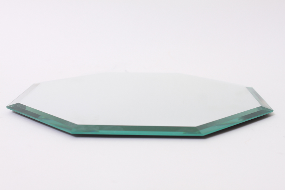 Two Octagonal Mirrored Display Trays | EBTH