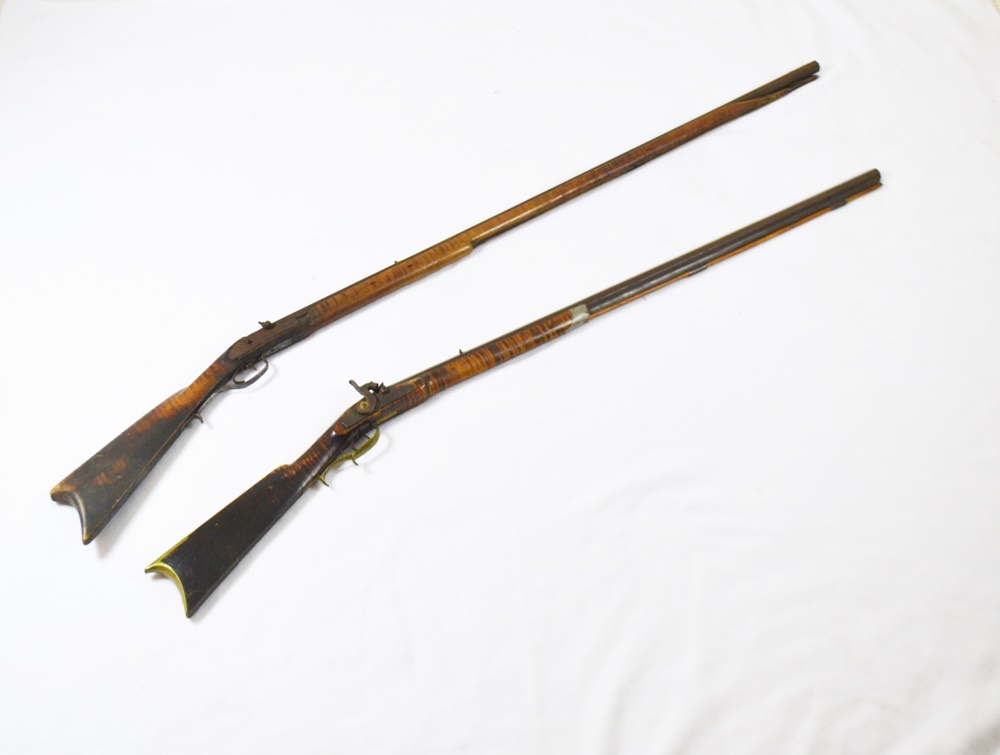 Two Early To Mid 1800s Kentucky Long Rifles | EBTH