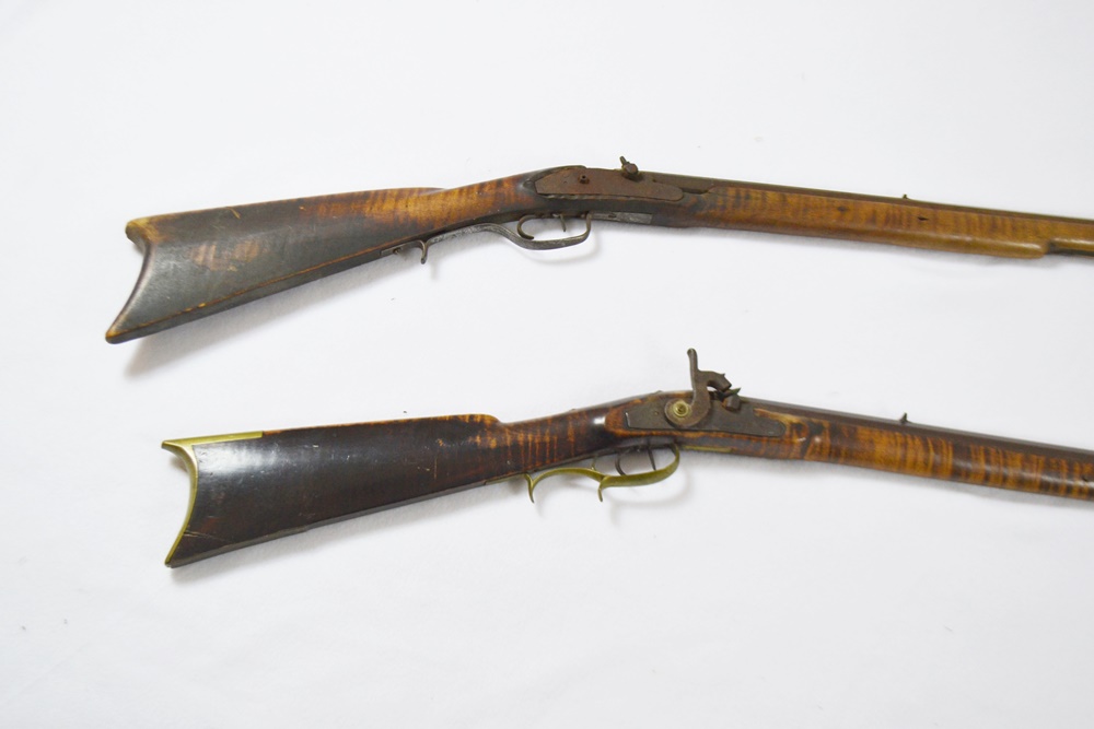 Two Early To Mid 1800s Kentucky Long Rifles | EBTH