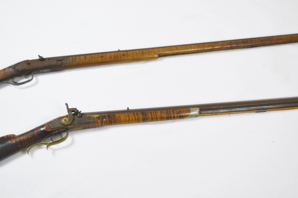 Two Early To Mid 1800s Kentucky Long Rifles | EBTH
