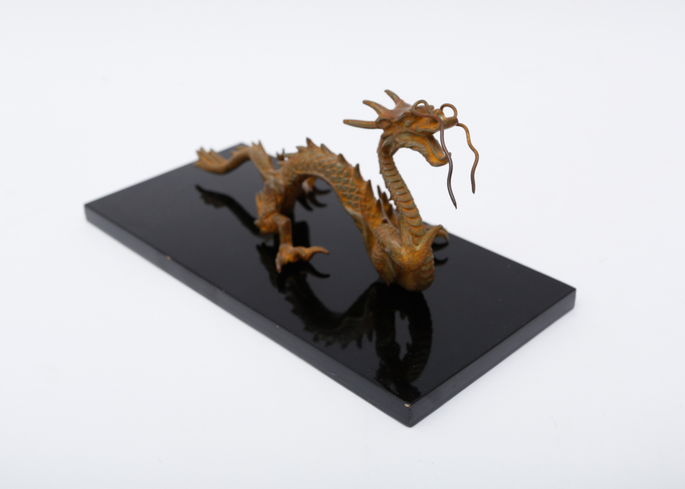 Fine Objet D'Art Dragon in Cast Bronze | EBTH