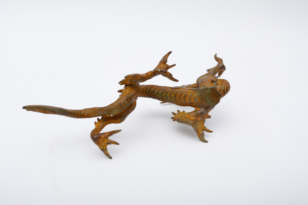 Fine Objet D'Art Dragon in Cast Bronze | EBTH