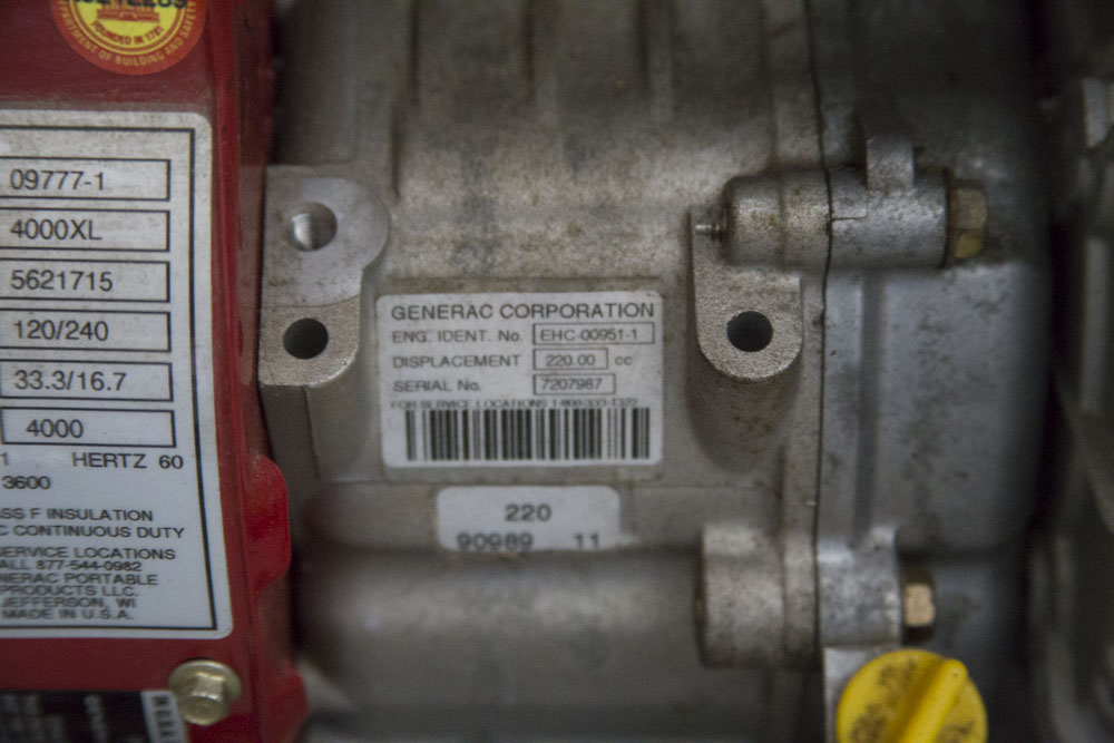 Generac 4000XL Industrial Generator | EBTH