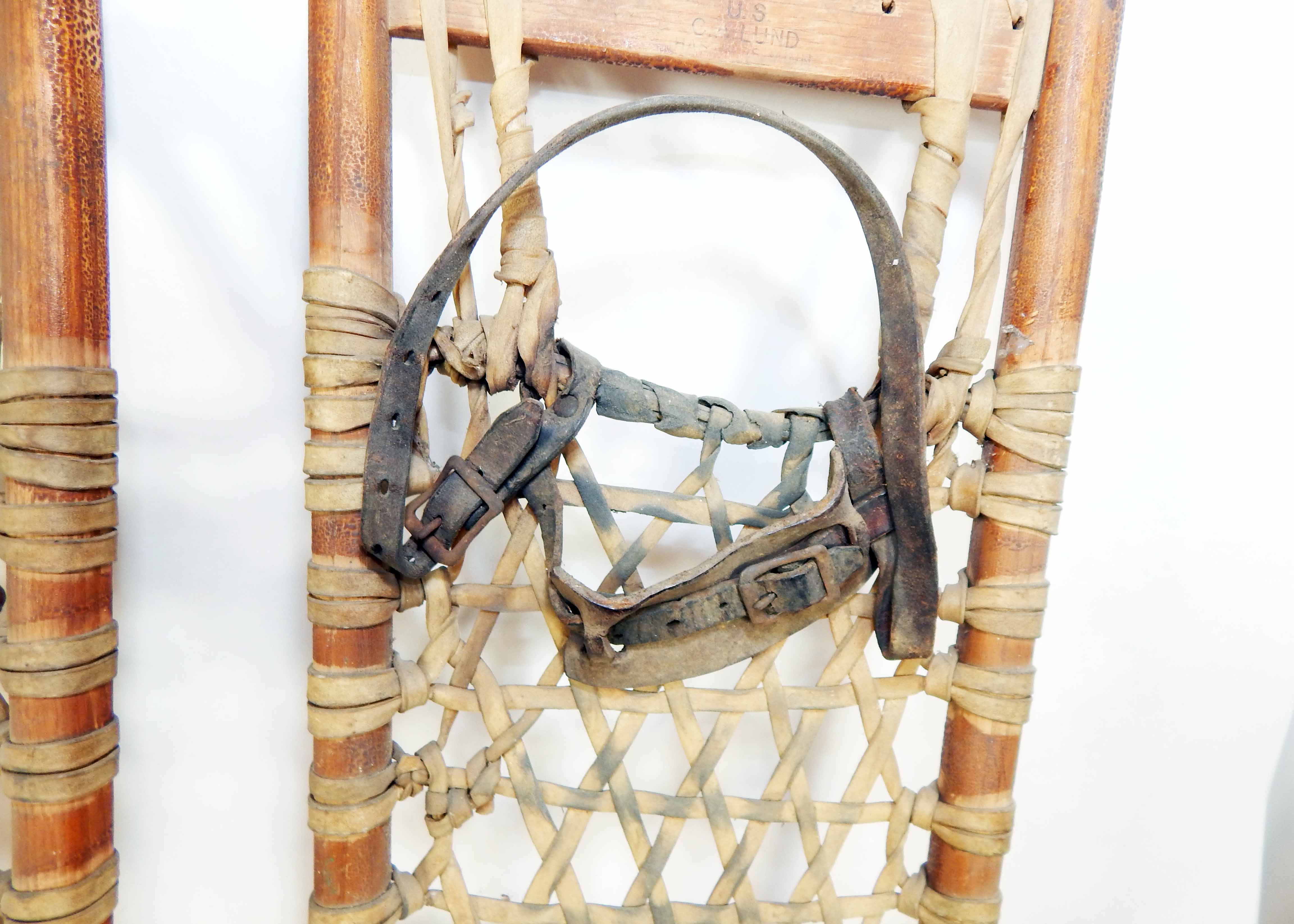 1942 WWII C.A Lund Army-Issued Snowshoes | EBTH
