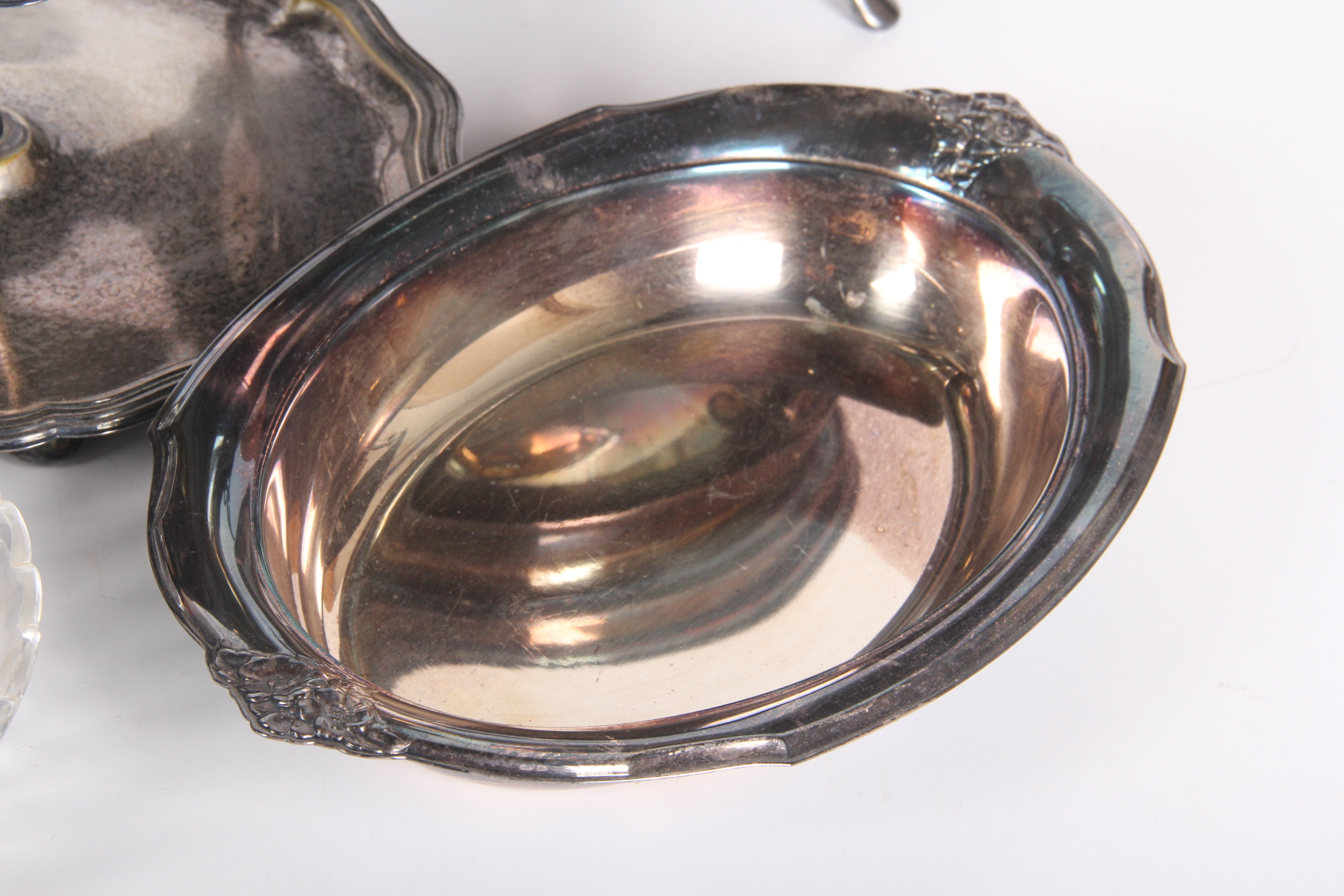 Collection of Silver Plate and Crystal Table Ware | EBTH