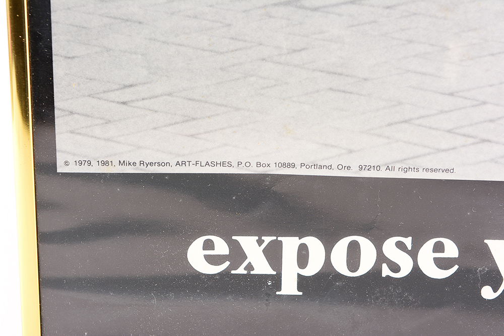 Vintage 'Expose Yourself to Art' Poster | EBTH