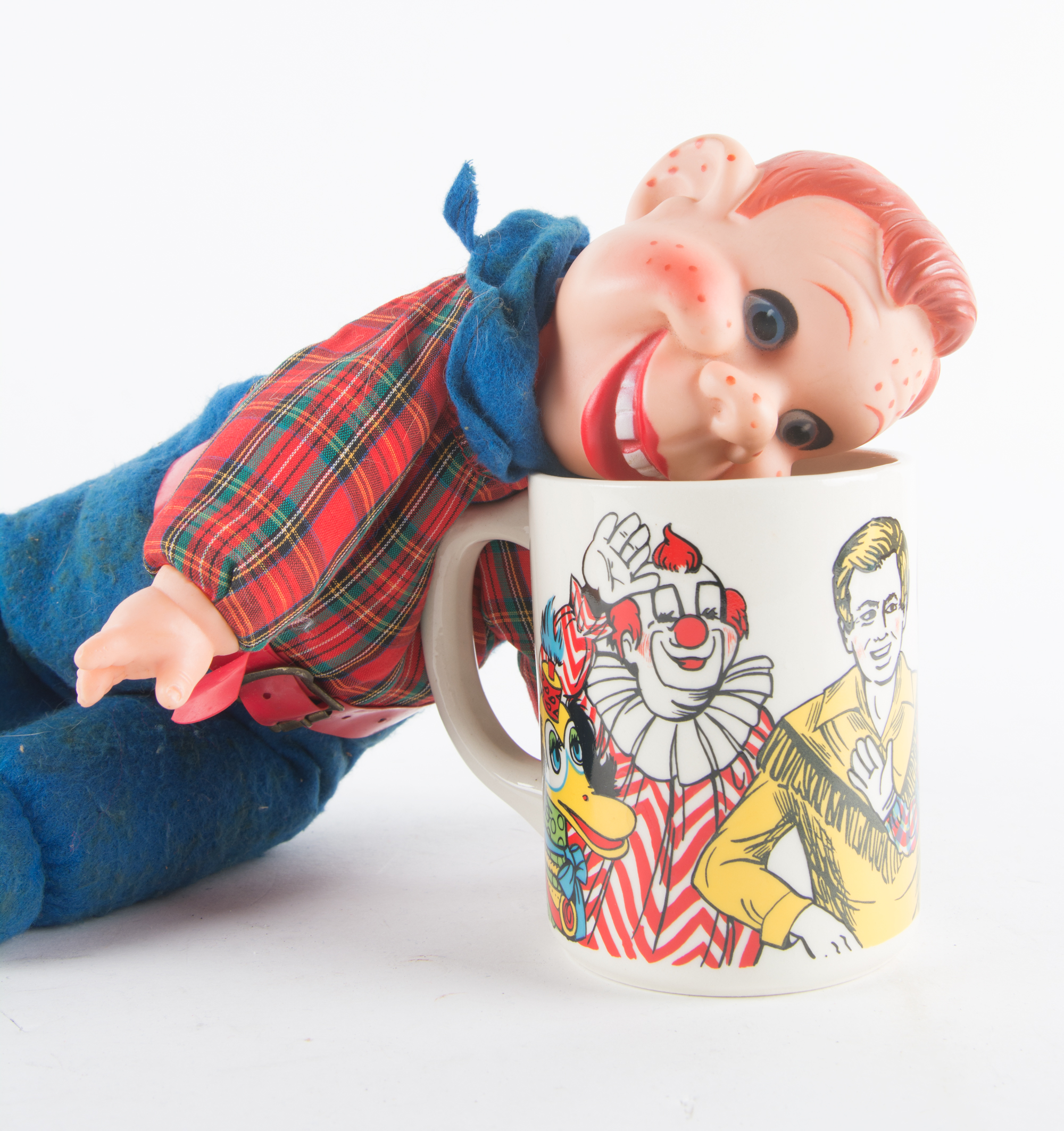 Howdy Doody Doll and Coffee Cup | EBTH