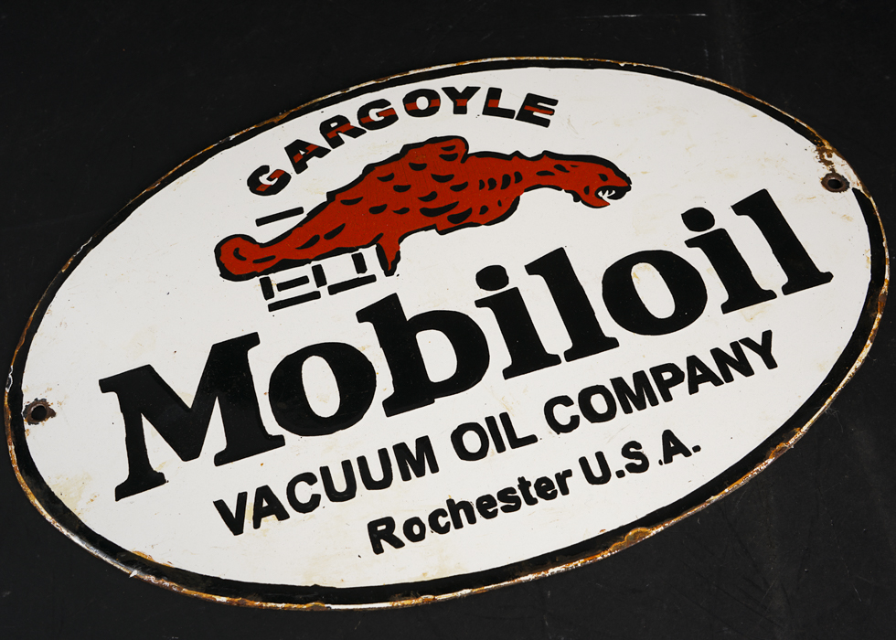 Gargoyle Motor Oil Sign | EBTH