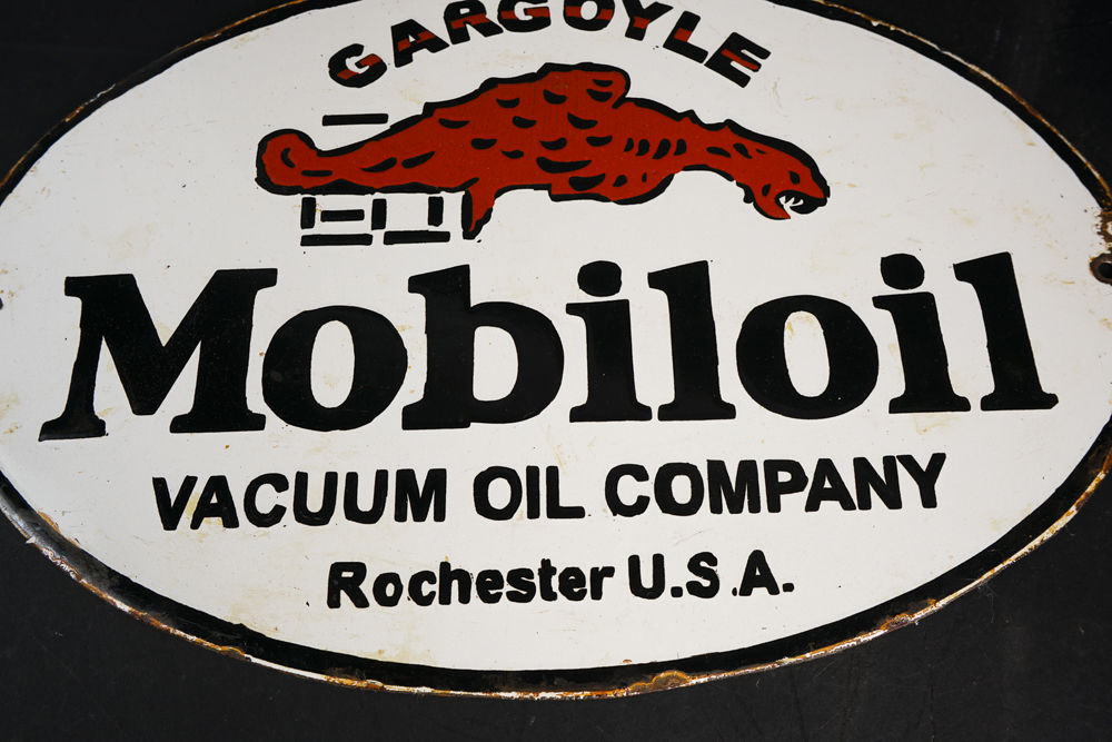 Gargoyle Motor Oil Sign | EBTH