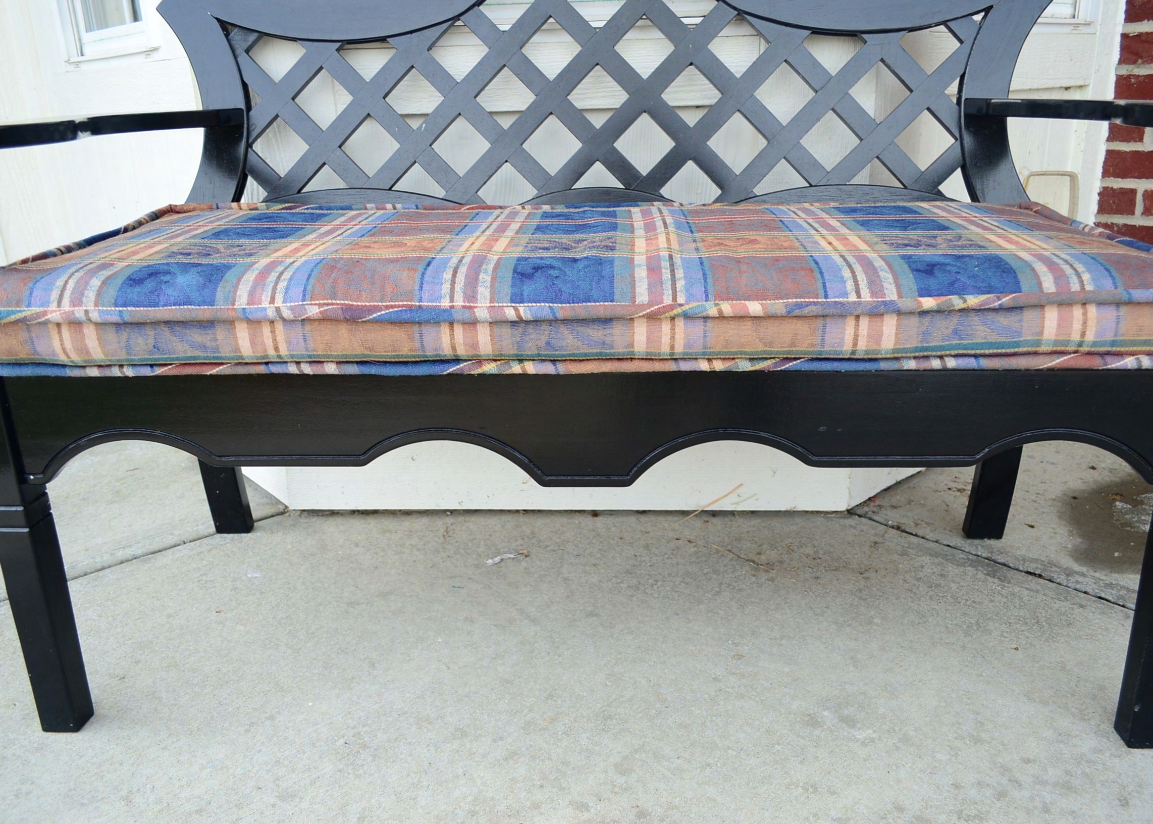 Ballard Designs Black Bench | EBTH