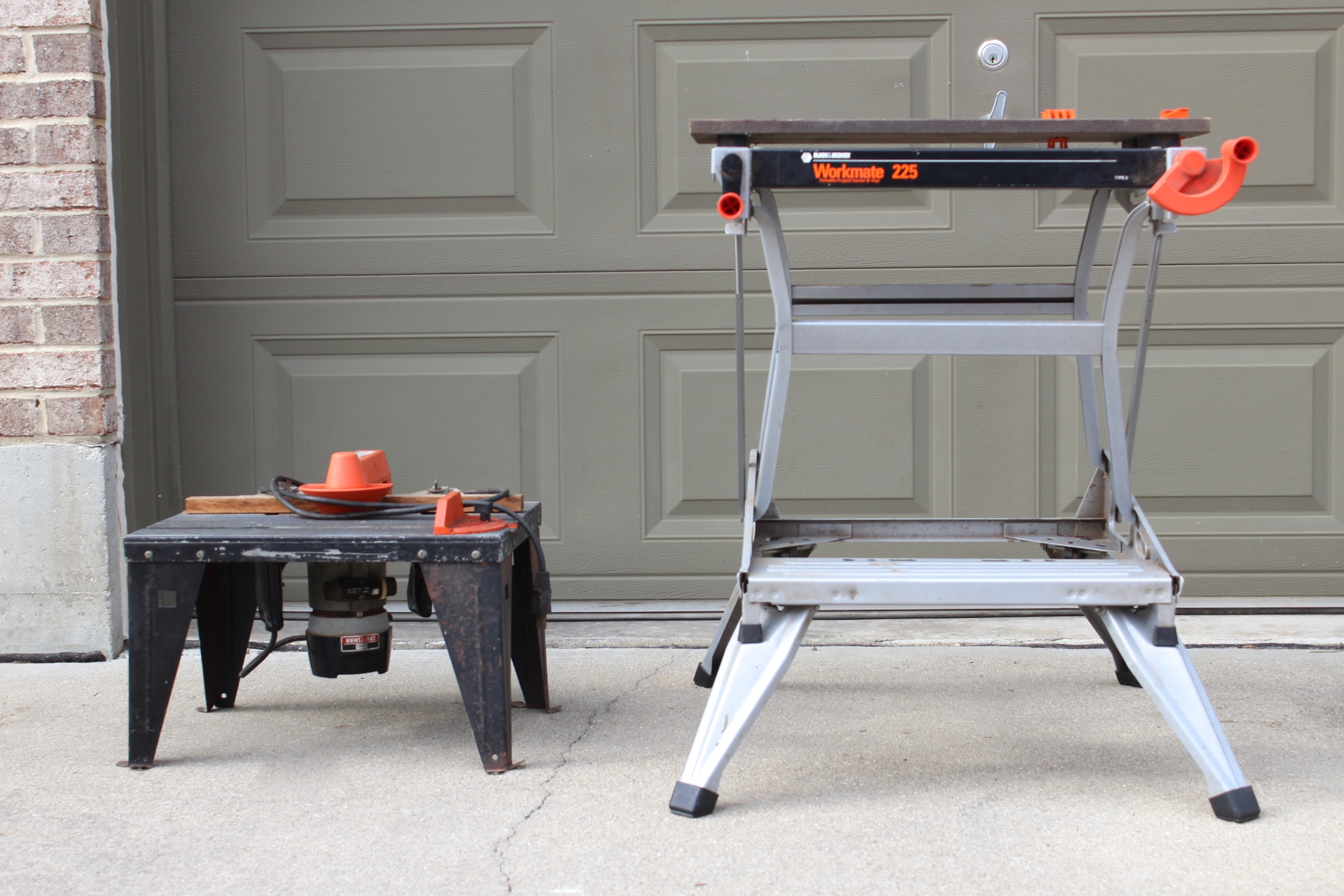 Craftsman Router Table and Black & Decker Work Bench | EBTH
