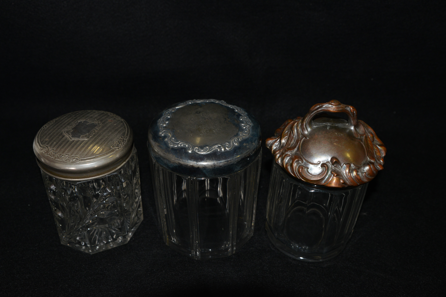 Trio of Vintage Glass Cigar Jars | EBTH