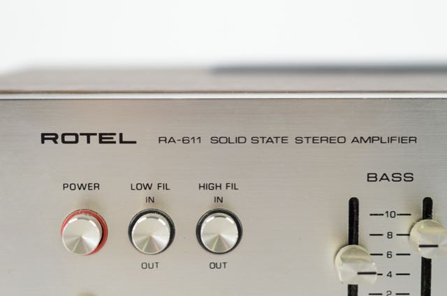 Vintage Rotel RA-611 Solid State Stereo Amplifier | EBTH