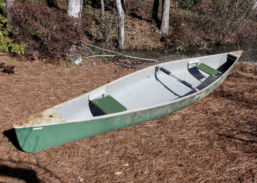 Green Mohawk Canoe : EBTH