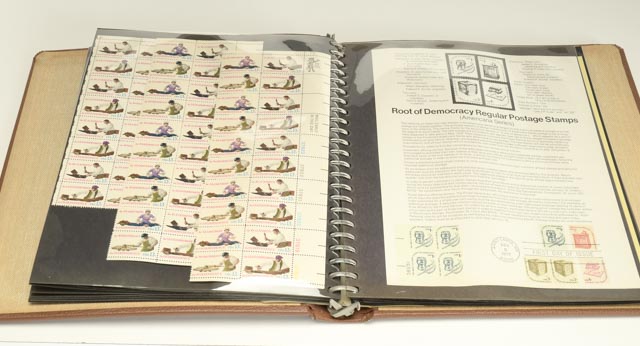 Eight Volumes, USPS American Commemorative Stamp Collection Books | EBTH