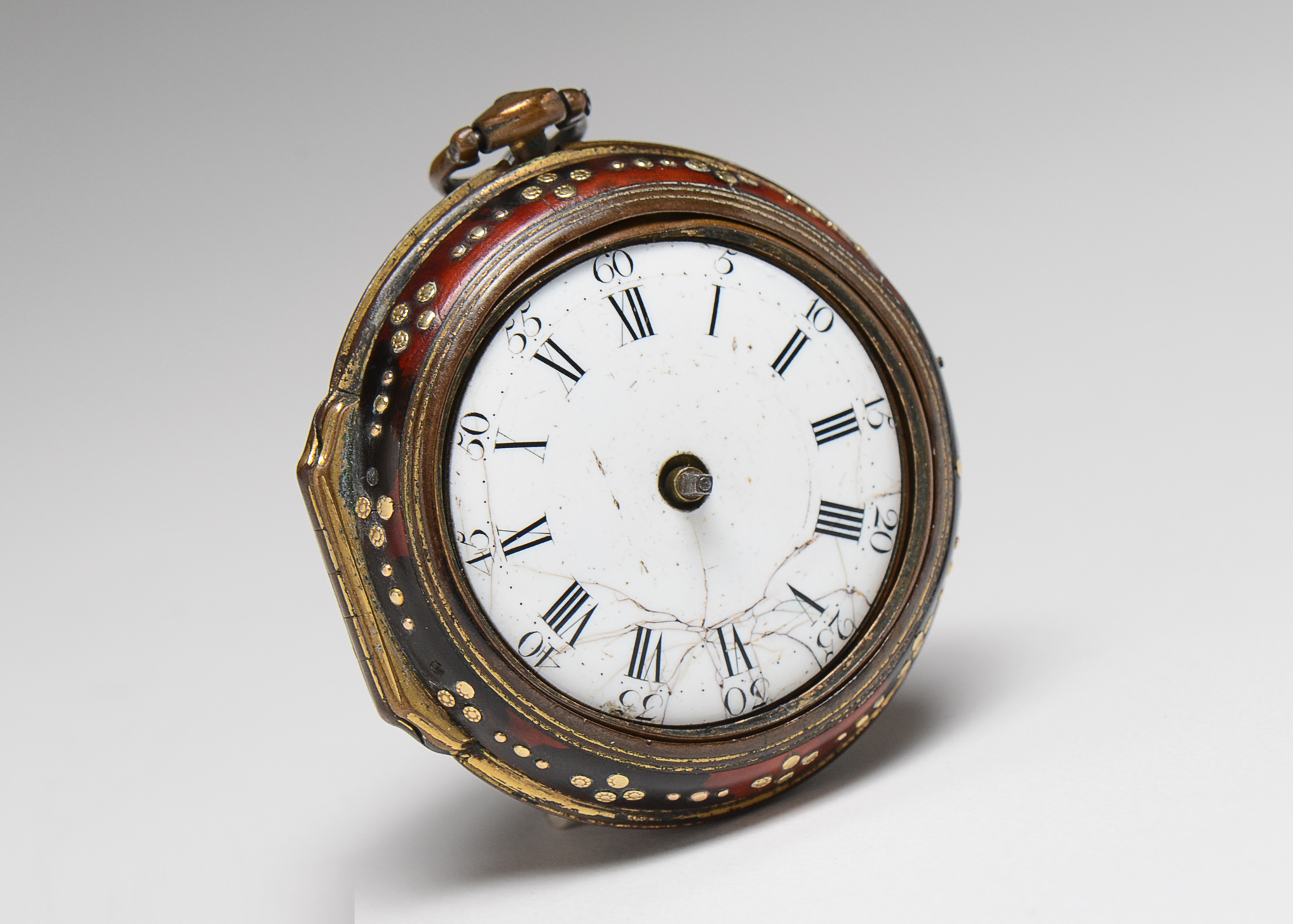 Antique English T. T. Salter Tortoise Shell Pocket Watch | EBTH