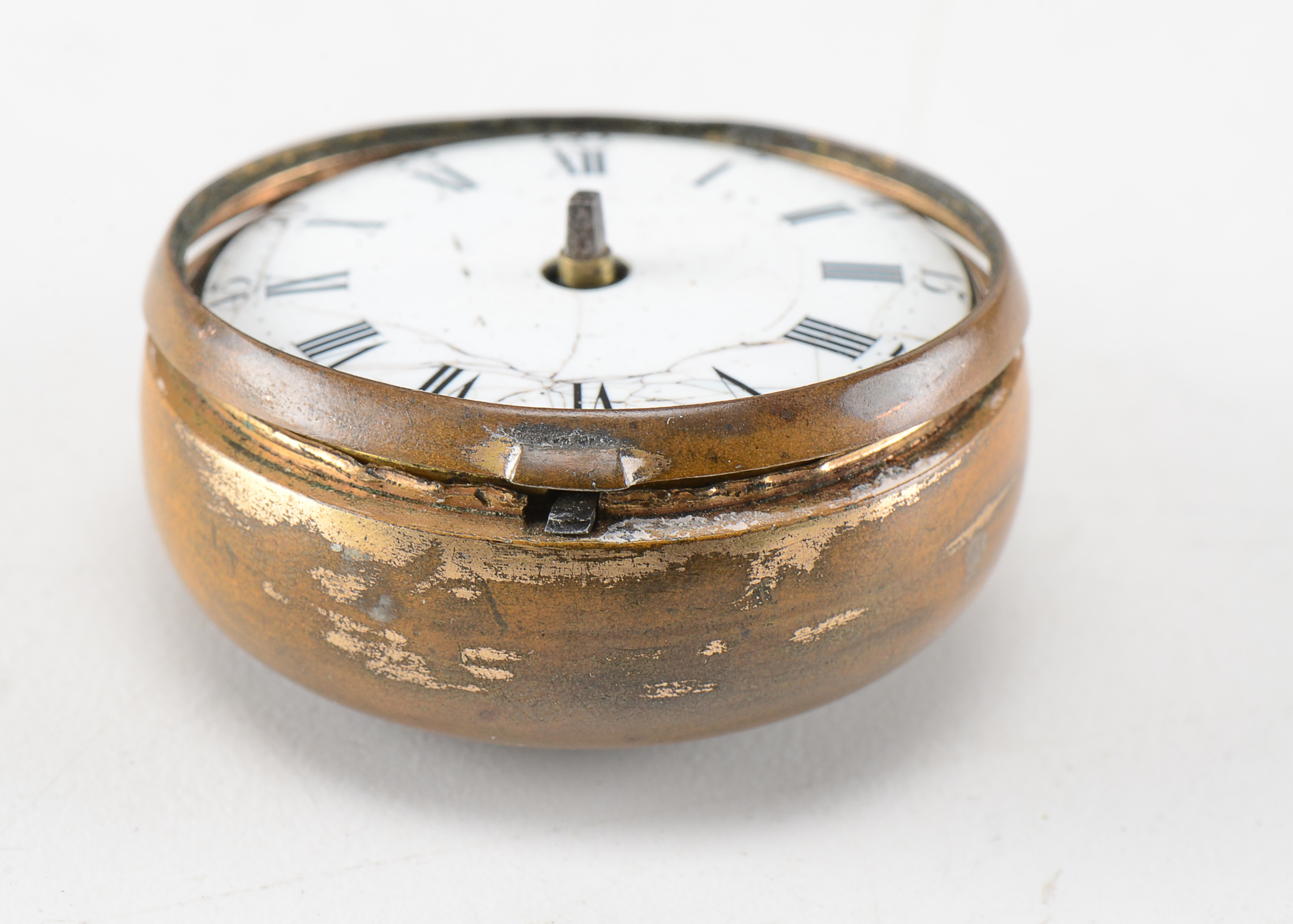 Antique English T. T. Salter Tortoise Shell Pocket Watch | EBTH