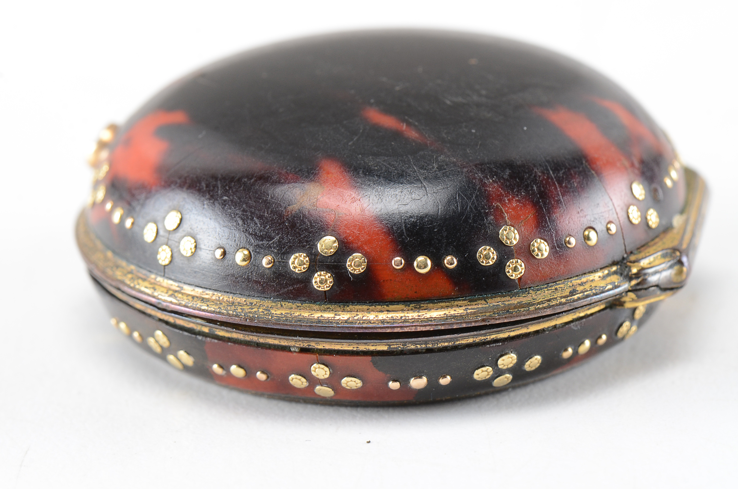 Antique English T. T. Salter Tortoise Shell Pocket Watch | EBTH