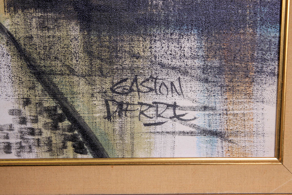 Gaston Pierre Original Acrylic Painting on Canvas | EBTH