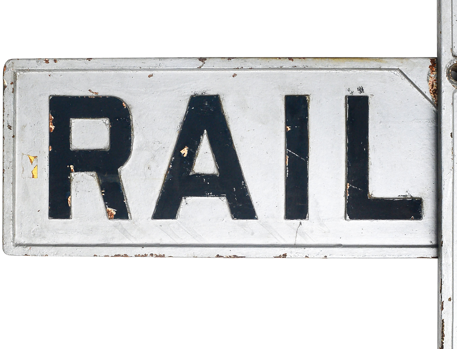 Authentic Vintage Cast Iron Railroad Crossing Signs | EBTH