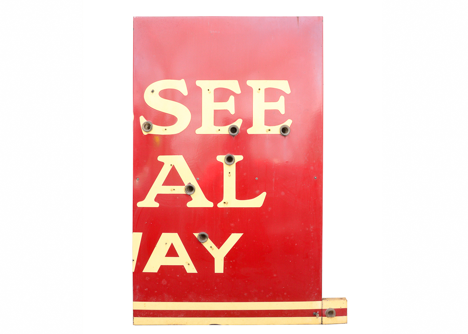 Circa 1940s Tennessee Central Railway Double-Sided Neon Sign | EBTH