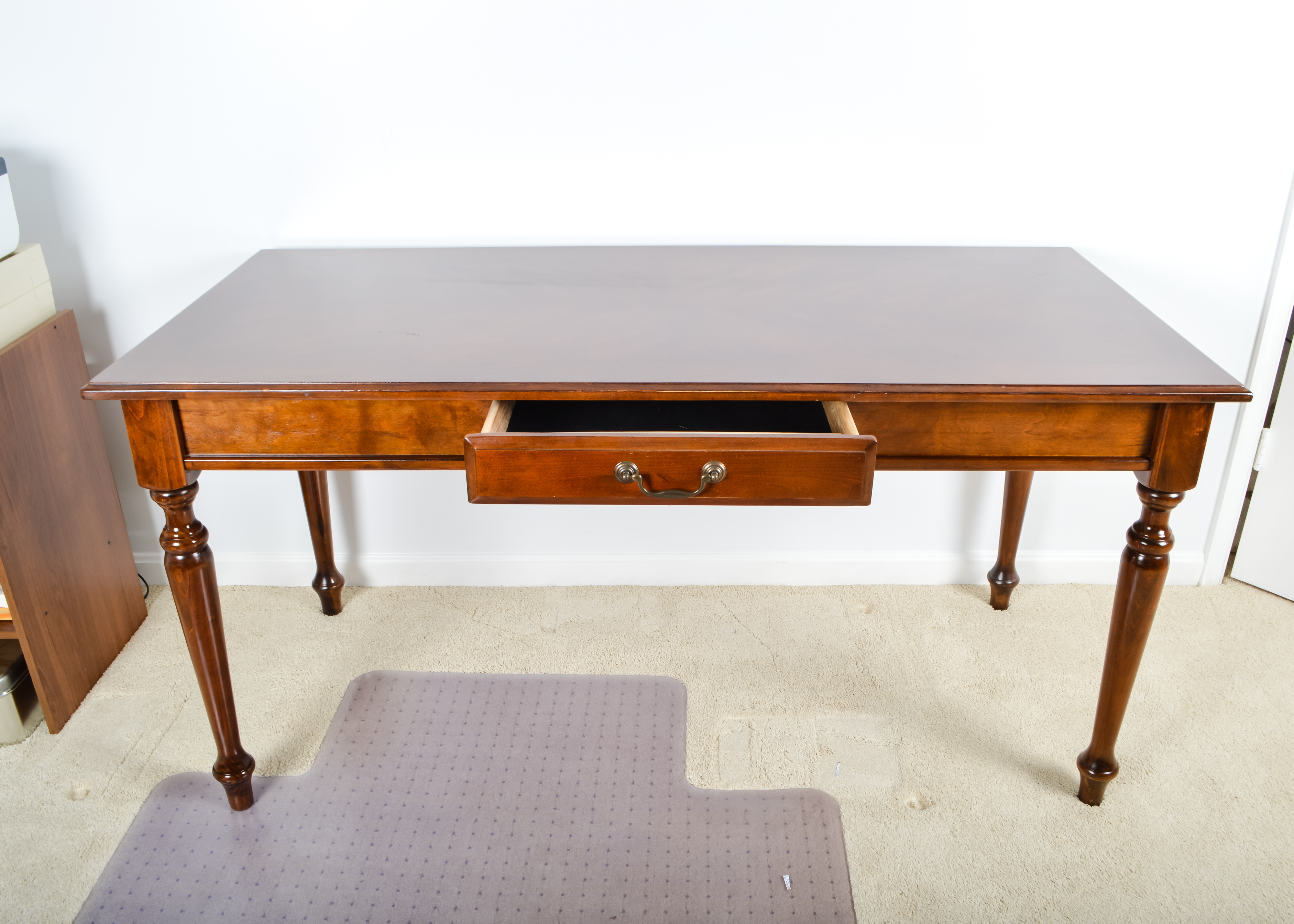 Single Drawer Wooden Desk | EBTH