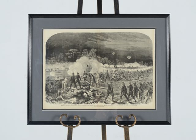Vintage Edwin Forbes War Scene Print | EBTH