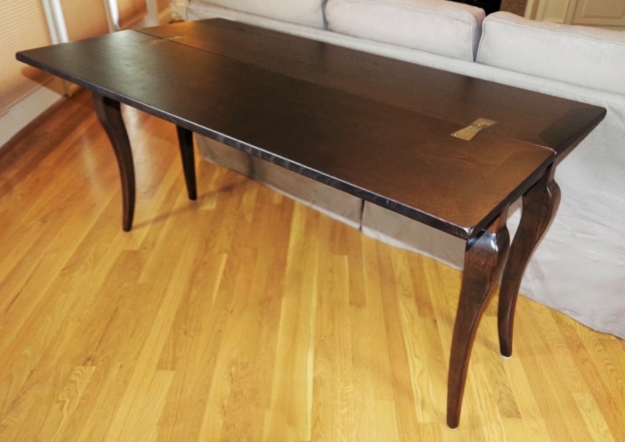 Arhaus Chestnut Flip Console Table | EBTH