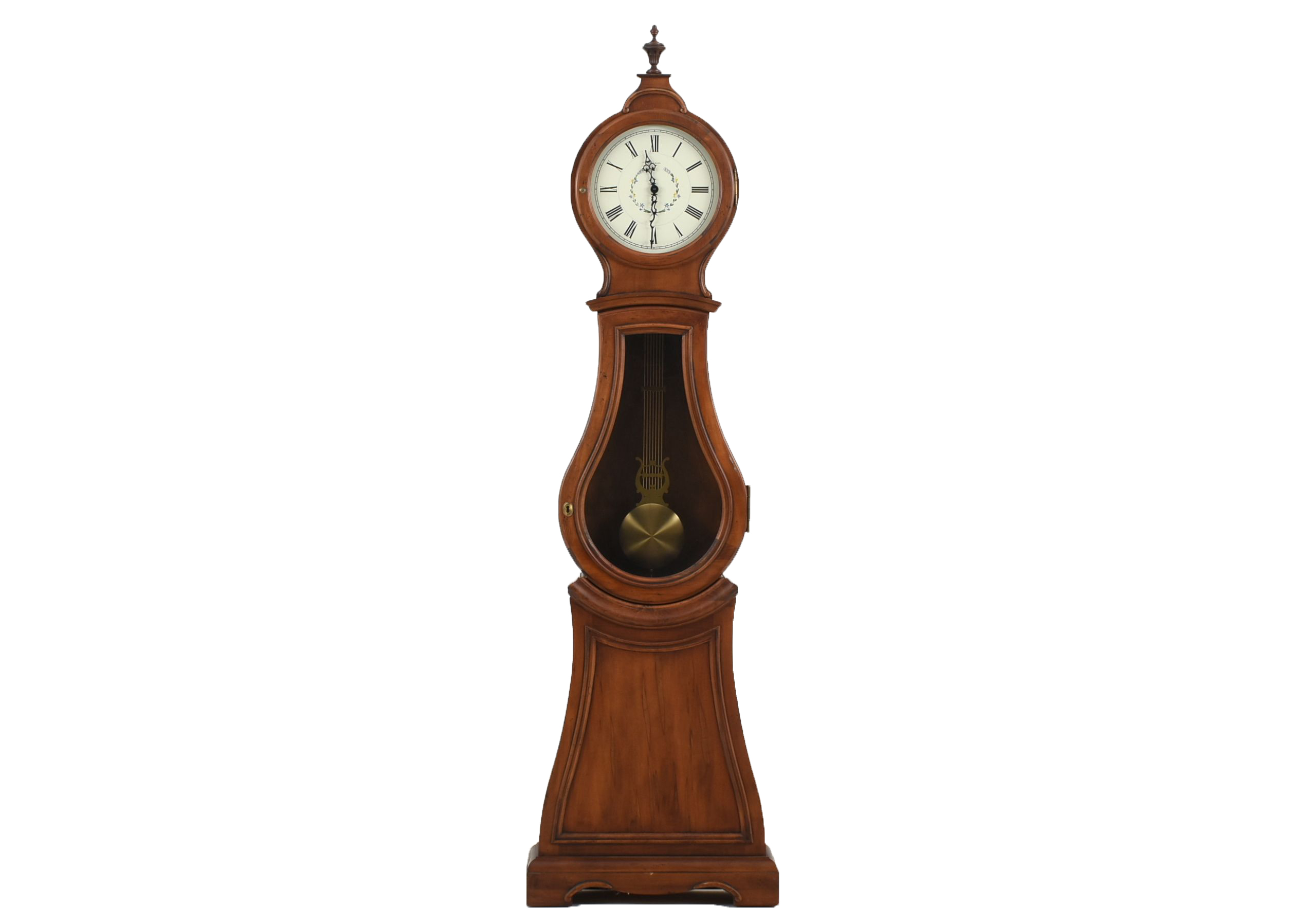 Ethan Allen Bombe Grandfather Clock | EBTH
