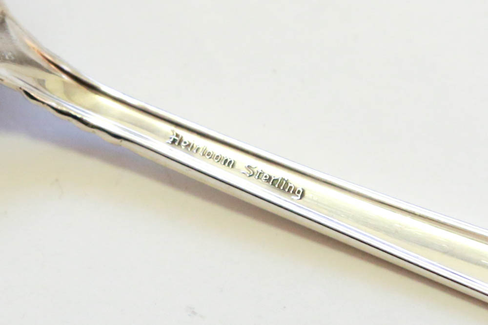 Heirloom Sterling Silver Flatware Set in "Damask Rose" Pattern | EBTH