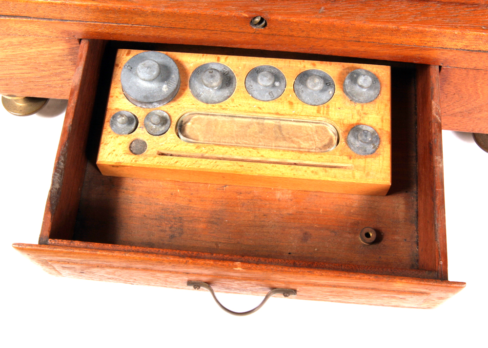 Antique Henry Troemner Apothecary Scale with Ivory Accents | EBTH