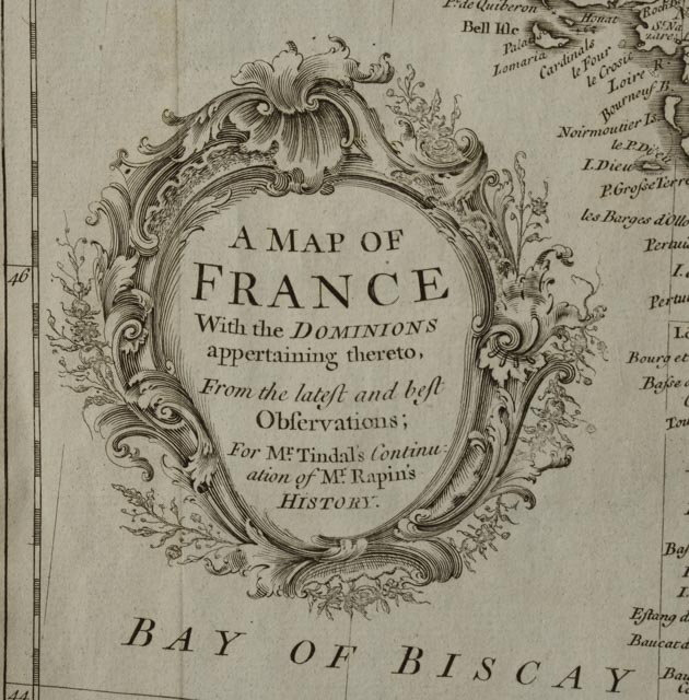 18th Century Map of France | EBTH