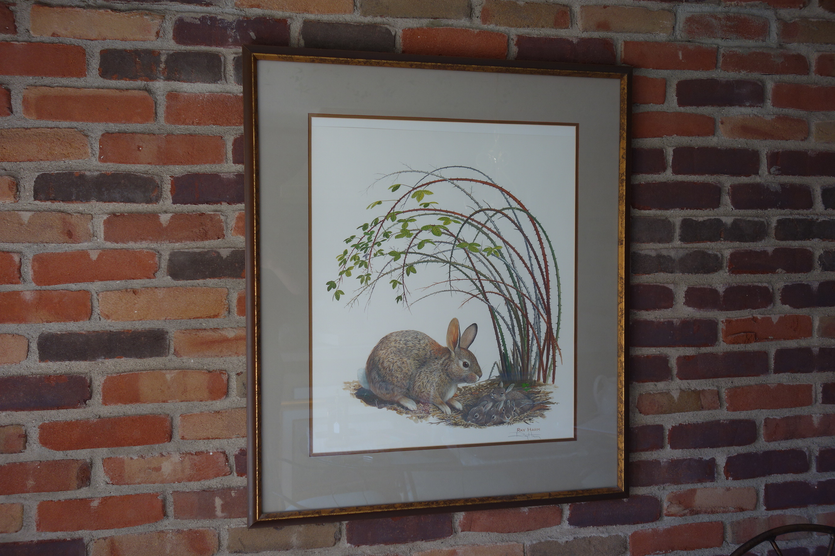 Signed Ray Harm Rabbit Print | EBTH