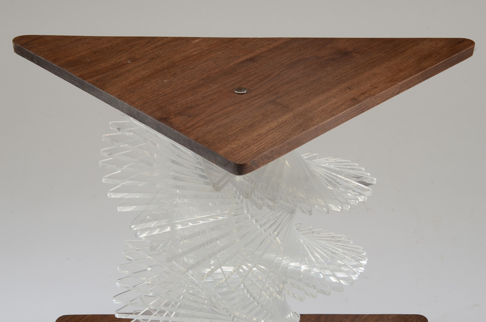 Lucite Helix Side Table | EBTH