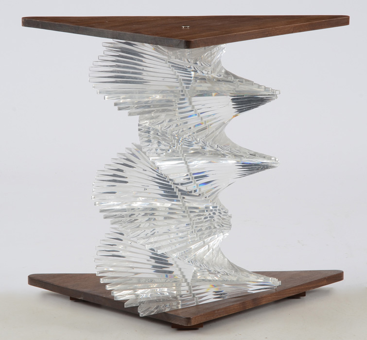Lucite Helix Side Table | EBTH
