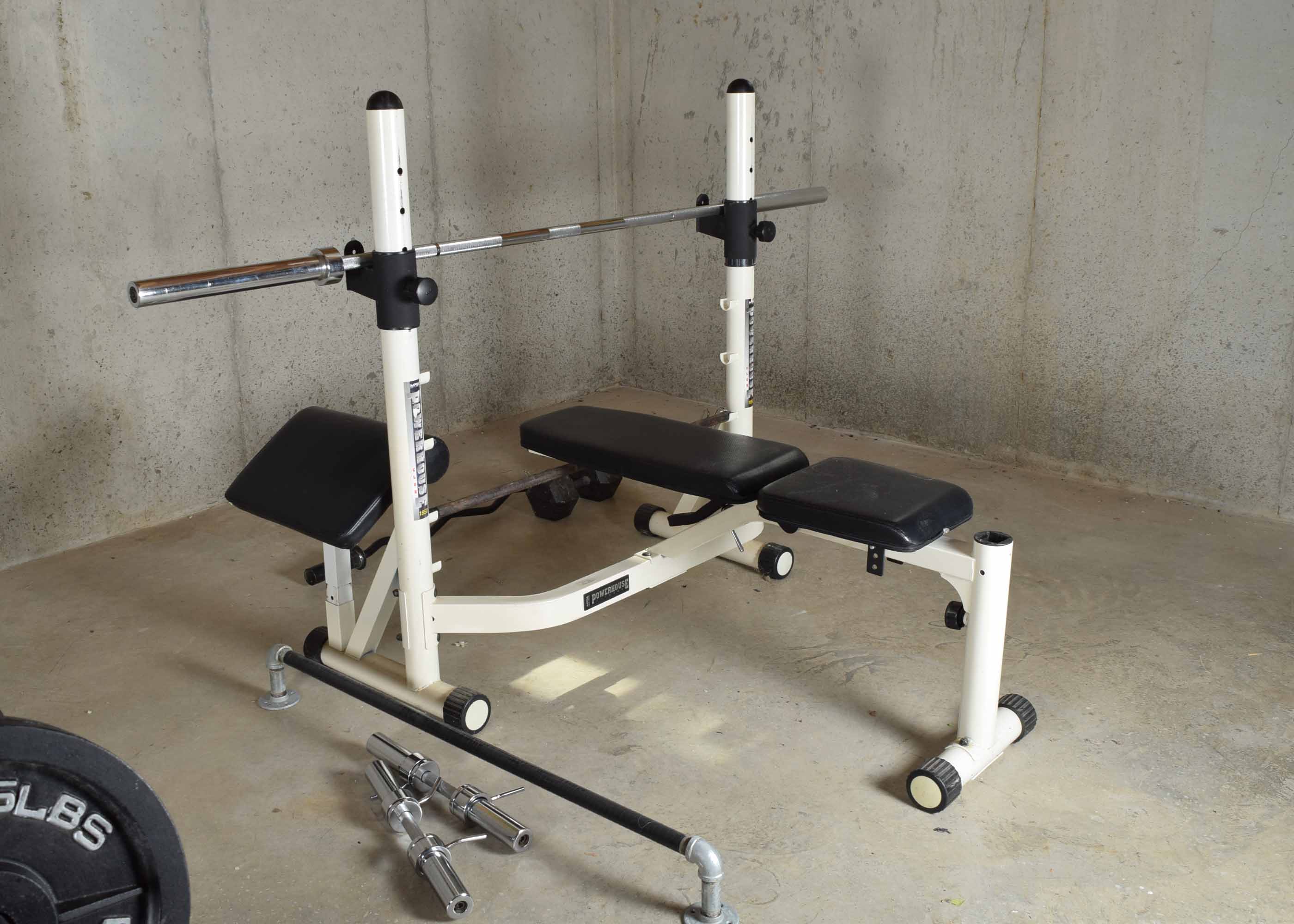 MPEX Powerhouse 1950 Weight Bench System and Accessories | EBTH