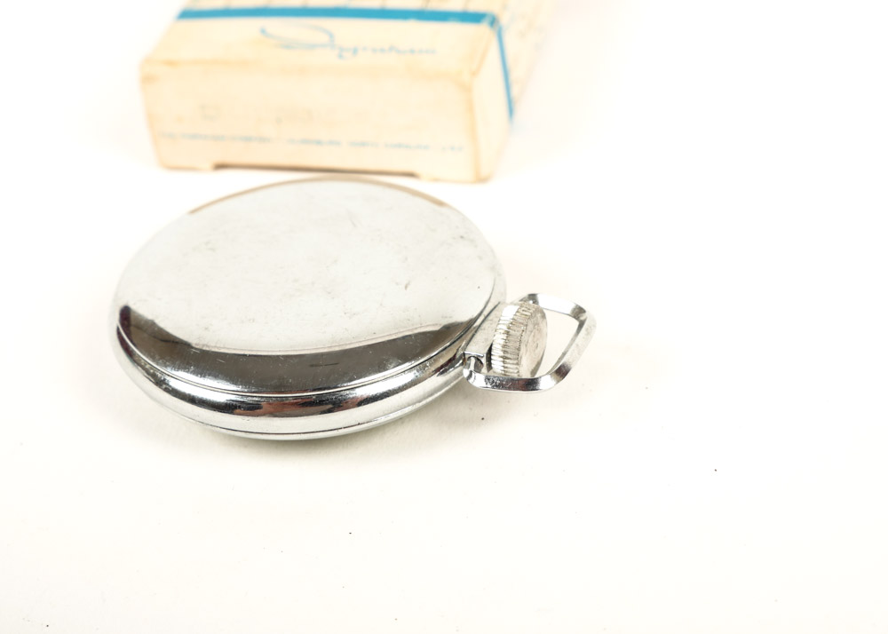 Vintage Ingraham Train Pocket Watch | EBTH