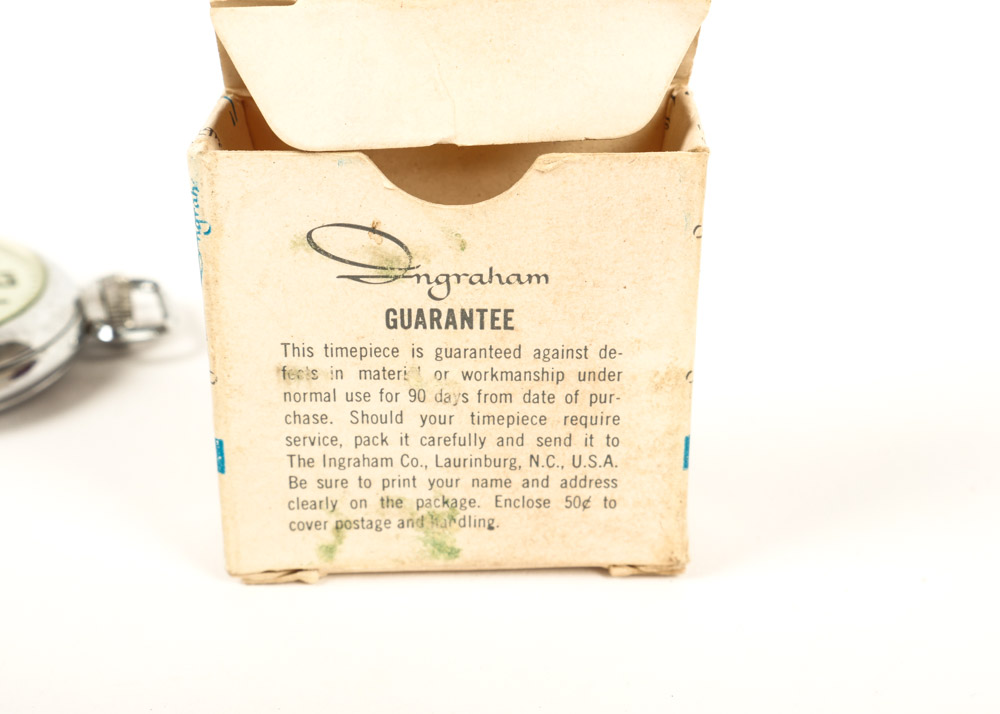 Vintage Ingraham Train Pocket Watch | EBTH