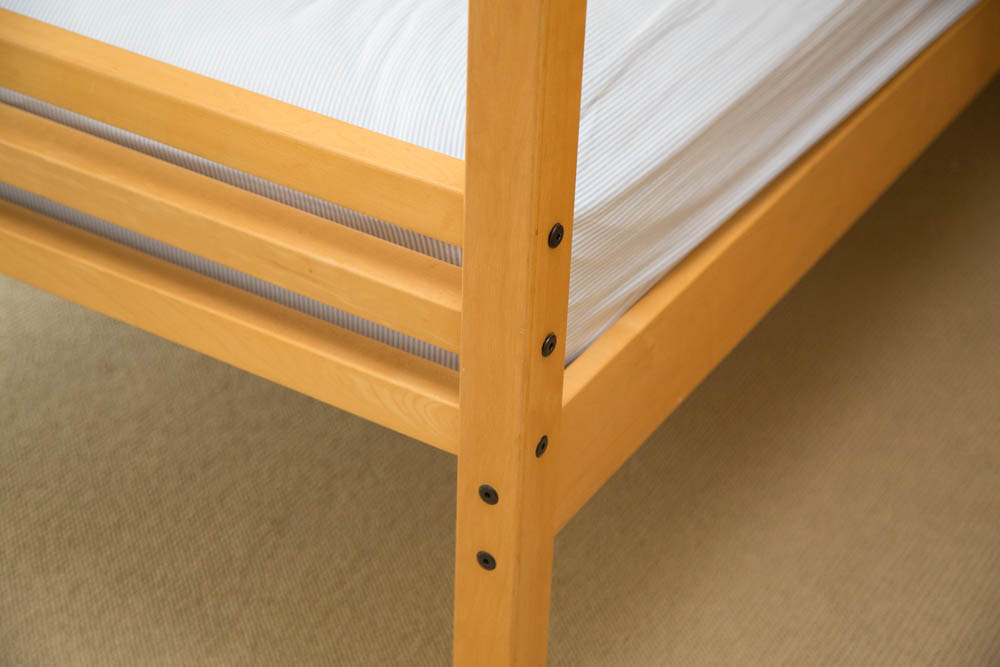 Maple Canopy Queen Bed Frame from Crate and Barrel | EBTH