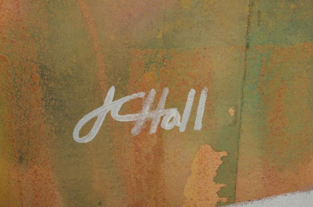 J.C. Hall Original Abstract Oil Painting | EBTH