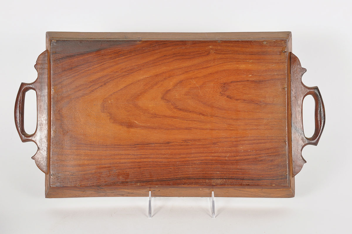 Collection of Carved Teak Boxes and Inlaid Tray | EBTH