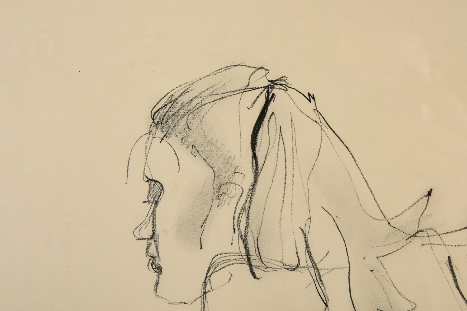Barbara Mueller "Seated Woman" Graphite Drawing | EBTH