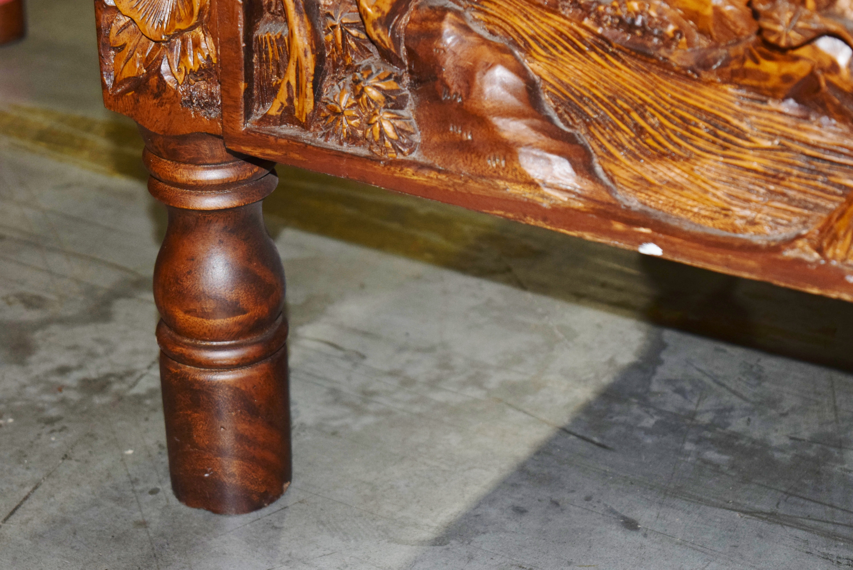 Thai Hand Carved Coffee Table | EBTH
