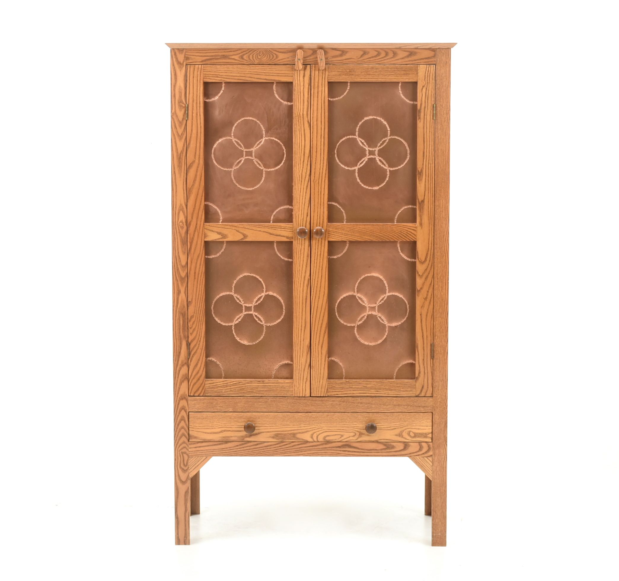 Oak Pie Safe Cabinet | EBTH